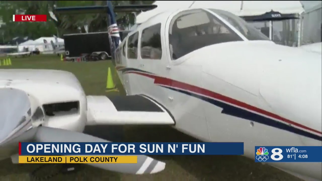 Opening Day for 50th Annual Sun N Fun Aerospace Expo – WFLA