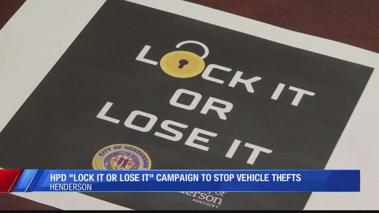 HPD “Lock it or Lose it” campaign that aims to stop vehicle thefts ...