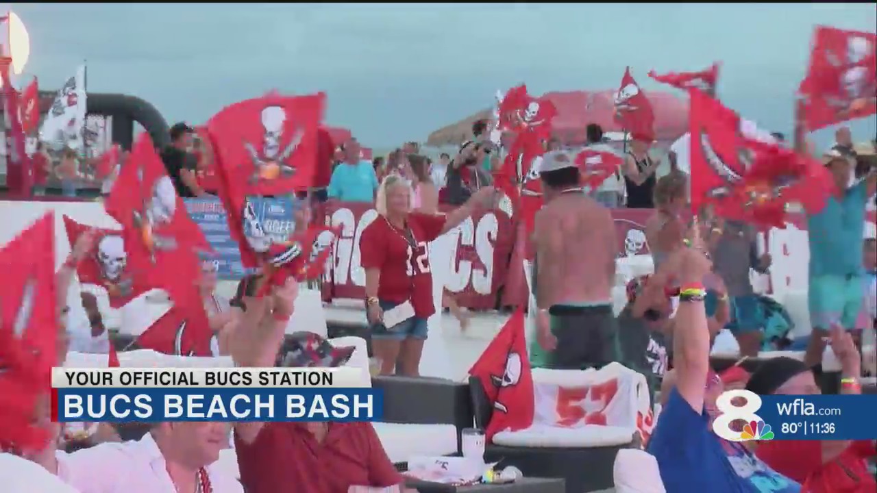 Bucs Beach Bash kicks off NFL season despite weather – WFLA