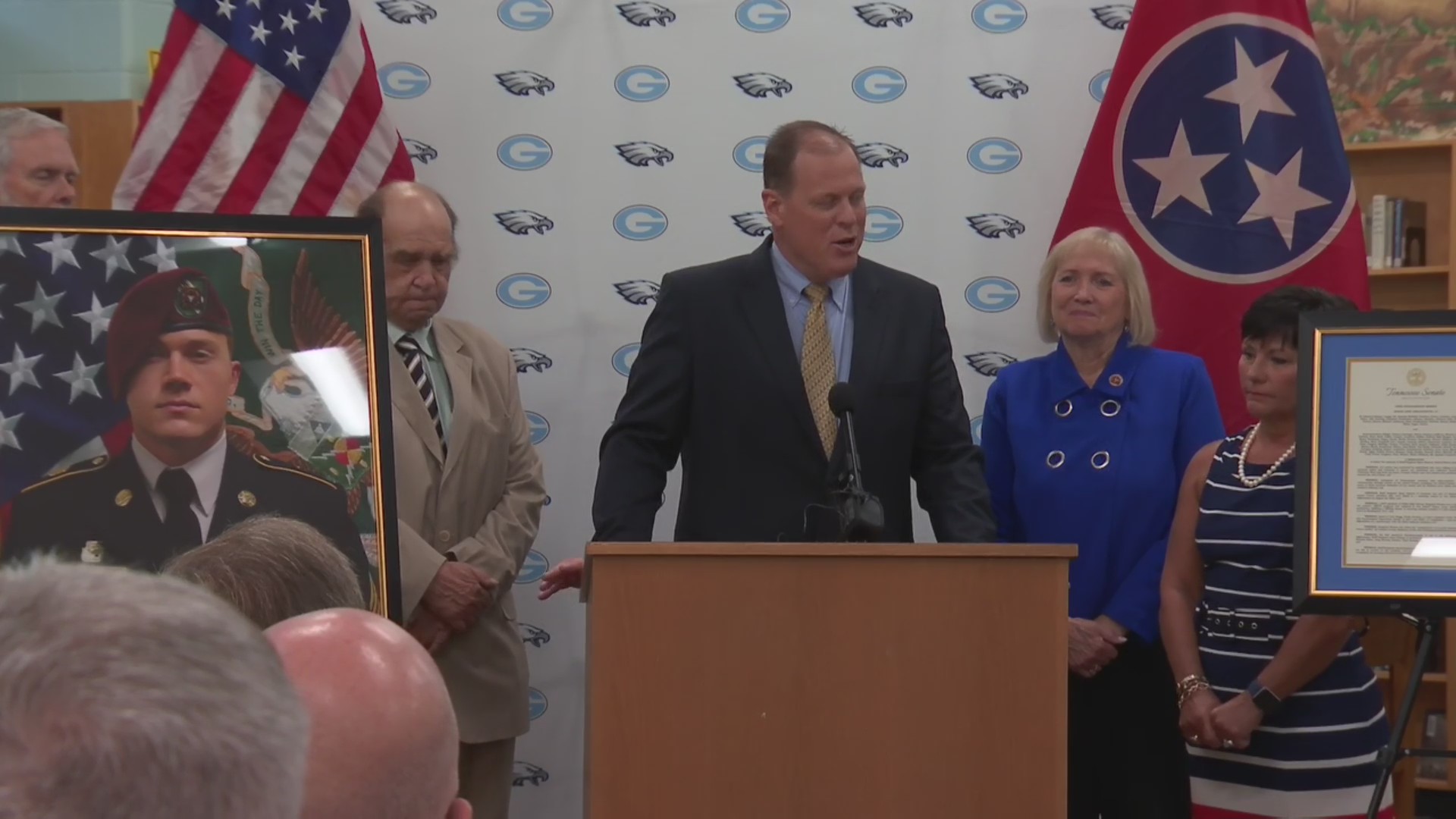 SSG Ryan Knauss honored at Gibbs High School nearly 1 year after his ...