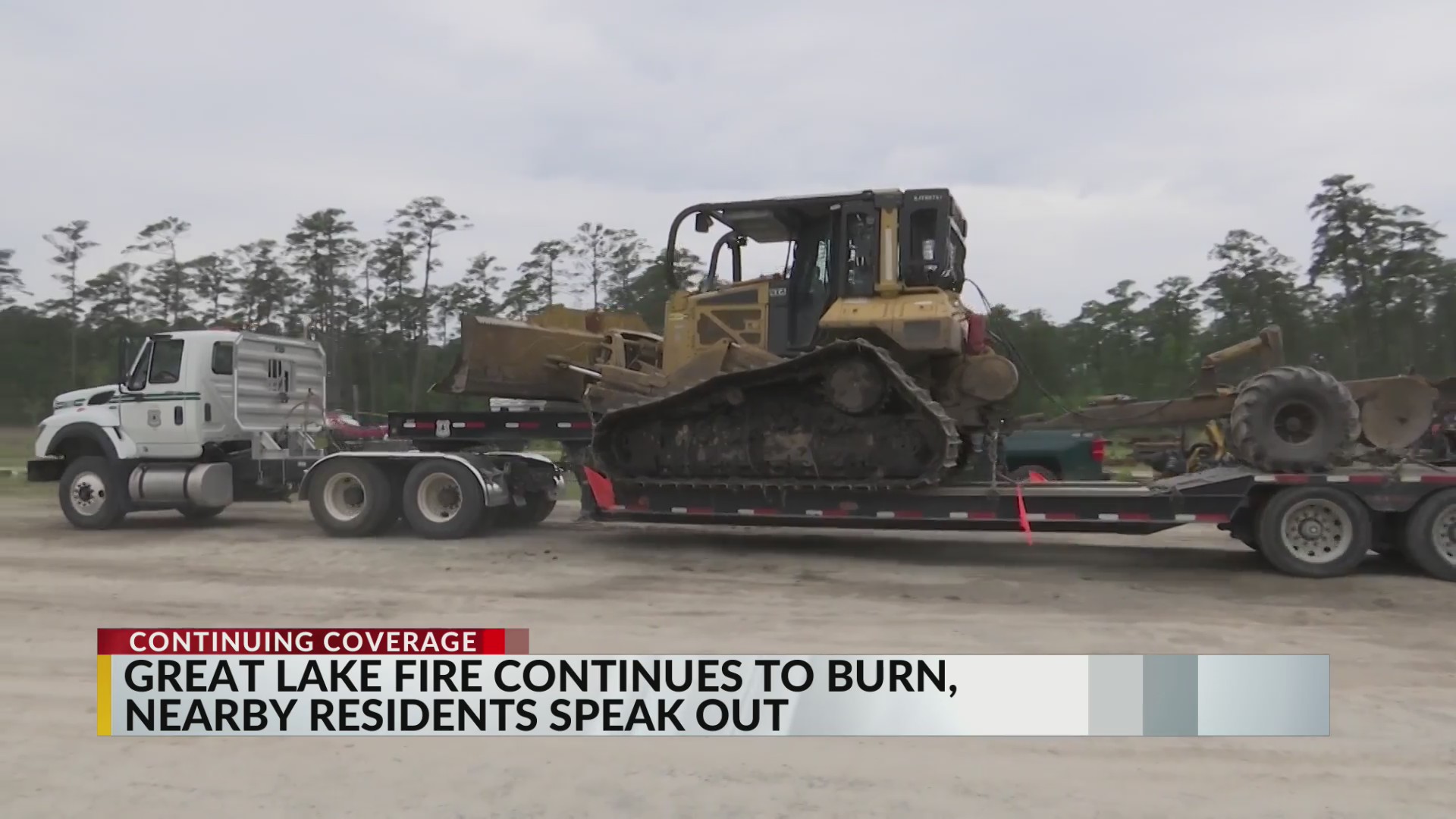Crews continue to battle Croatan National Forest fire, residents speak ...