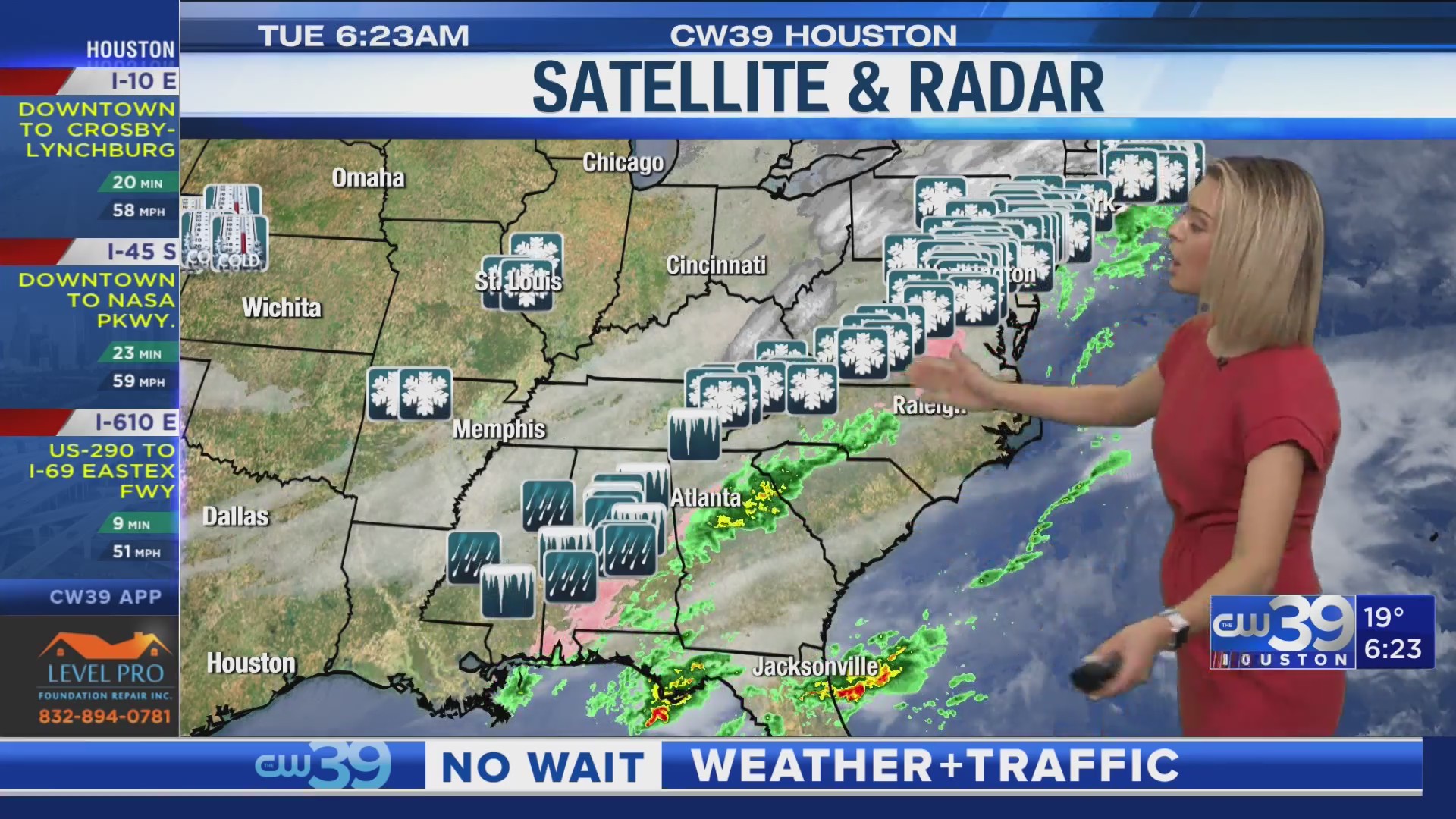 Northeast coast seeing snowfall, sleet and freezing rain as front moves ...
