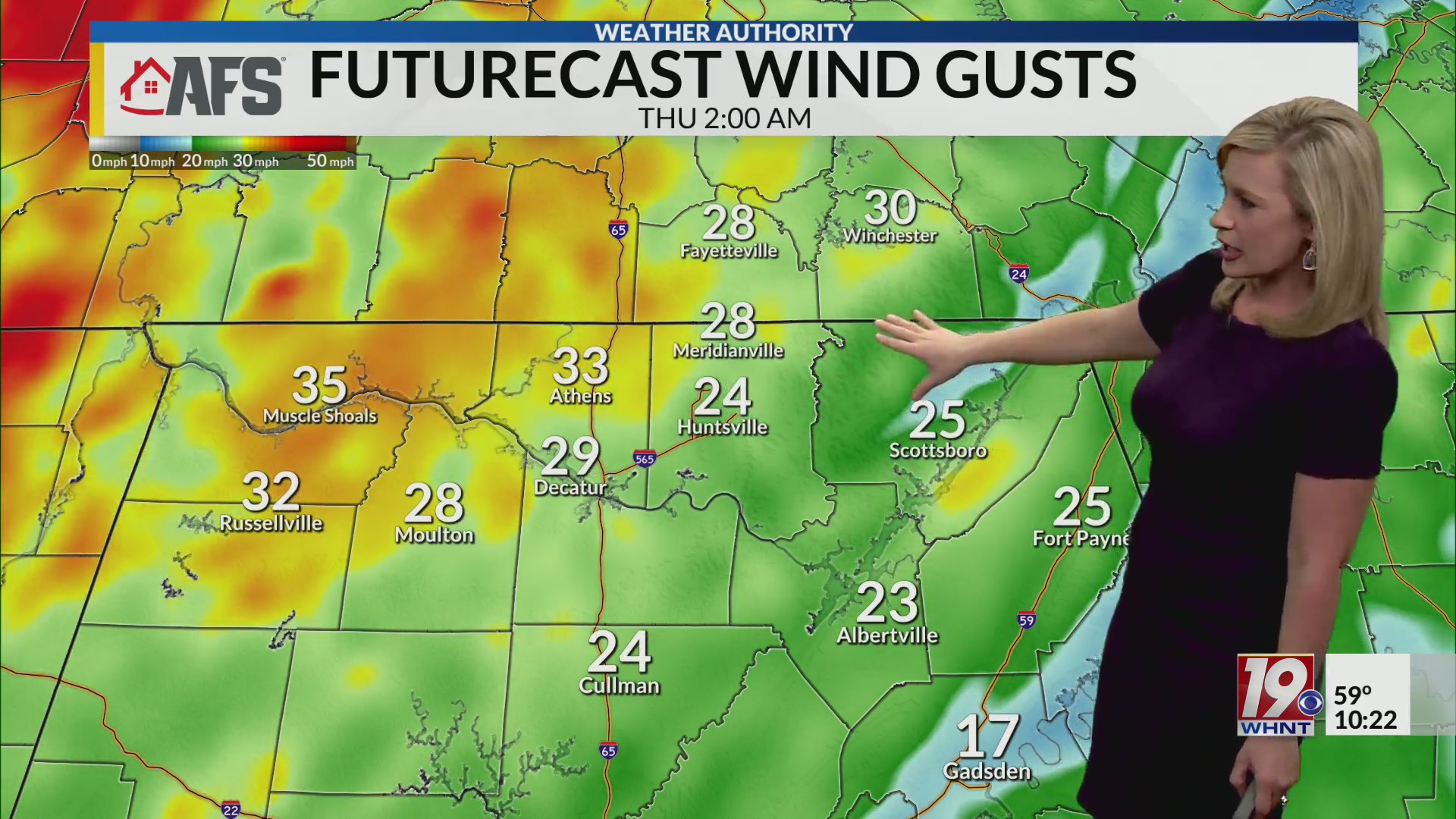 Main Weather (10 p.m., Feb. 7, 2023) – WHNT.com