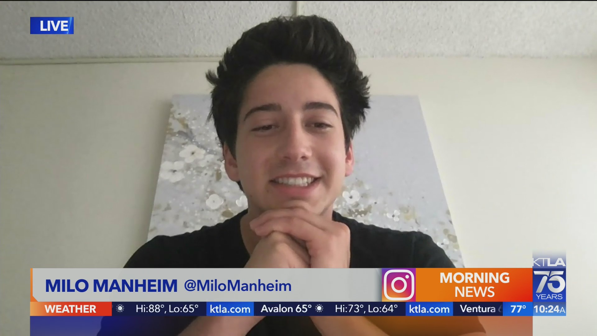 Milo Manheim hangs in Hawaii and talks about ‘Zombie’s 3’ – KTLA