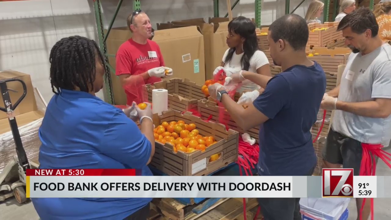 NC food bank now offering delivery in partnership with Door Dash ...
