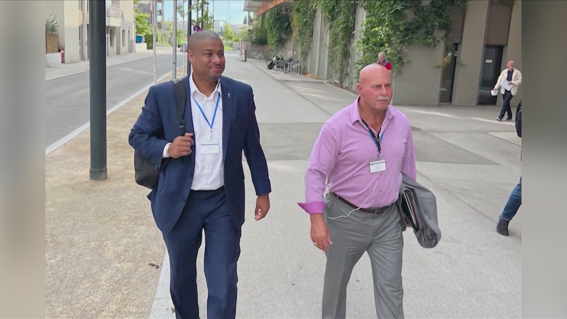 Mayor Dyer in Austria participating in a housing study ...