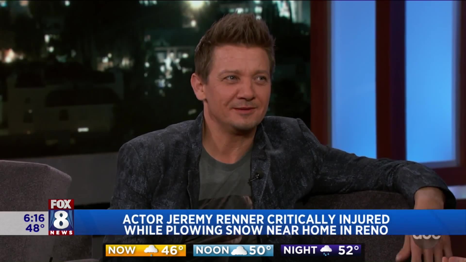 Actor Jeremy Renner hospitalized after snow plow accident – Fox 8 ...