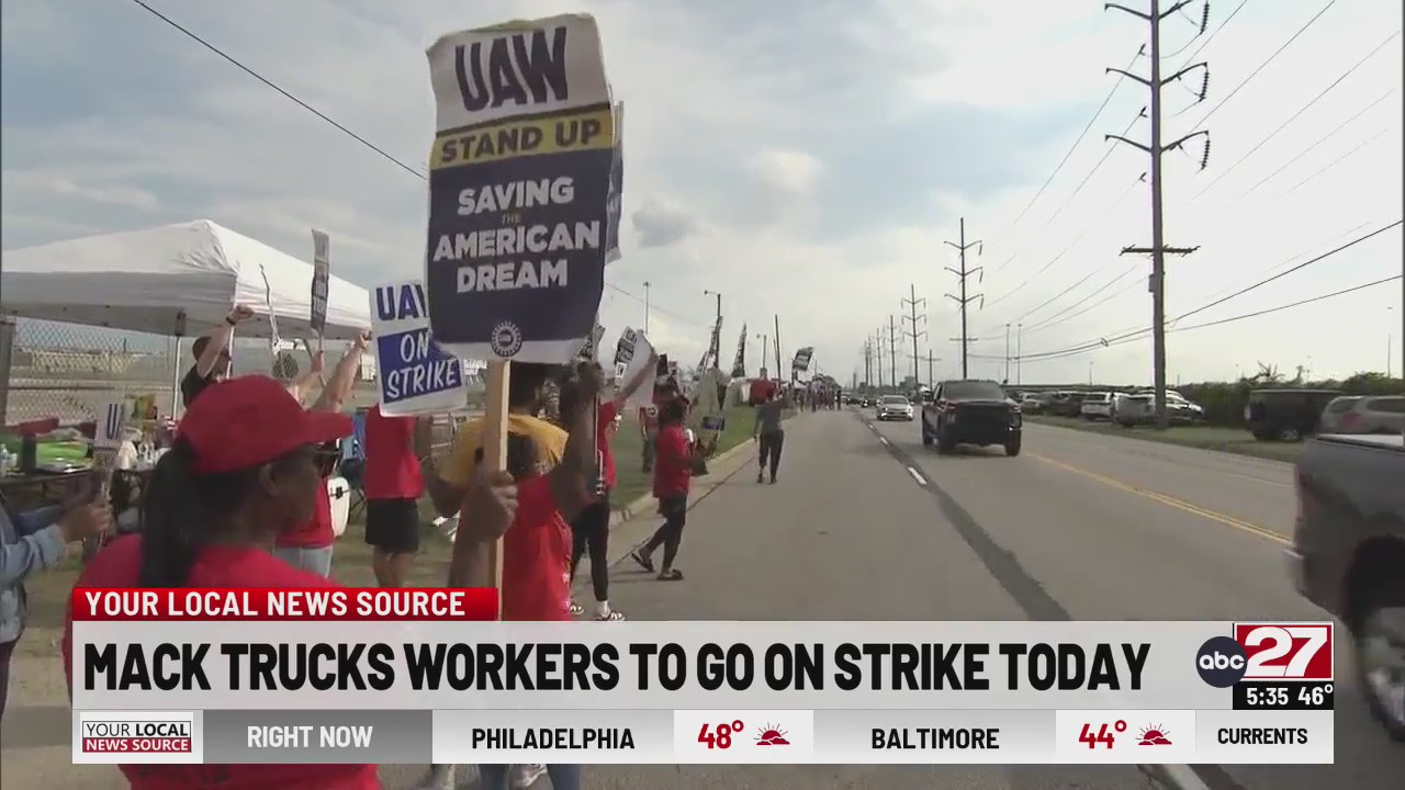 Mack Trucks workers to go on strike today – ABC27