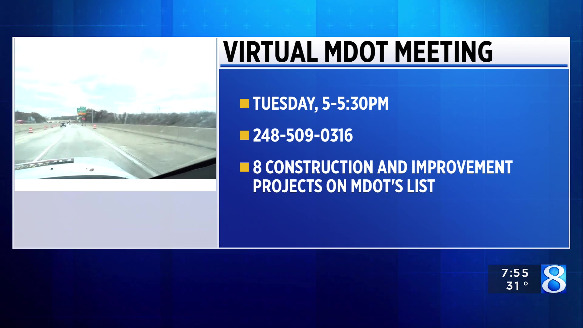 MDOT to host virtual meeting for the public about upcoming construction ...