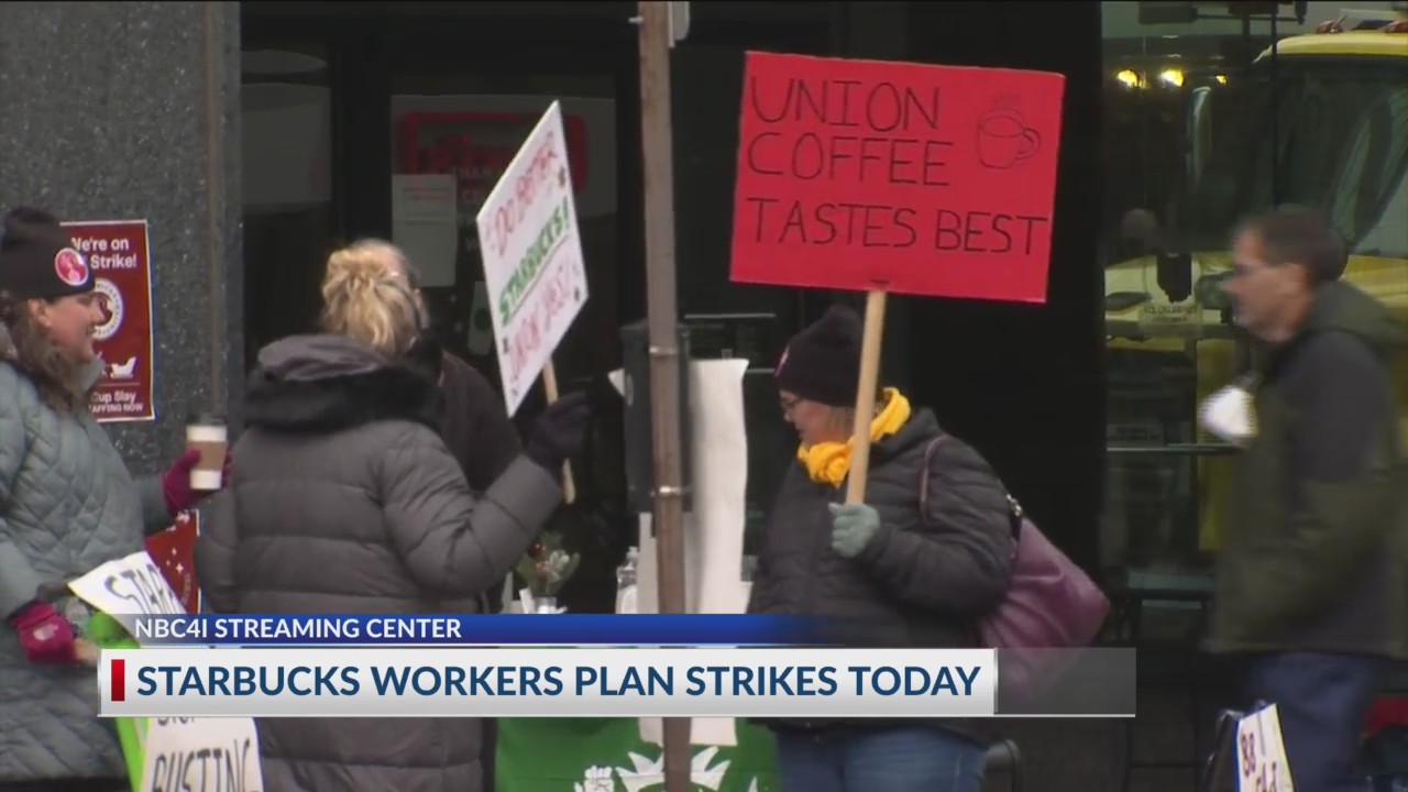 Starbucks workers plan strikes at more than 100 US stores on Thursday ...