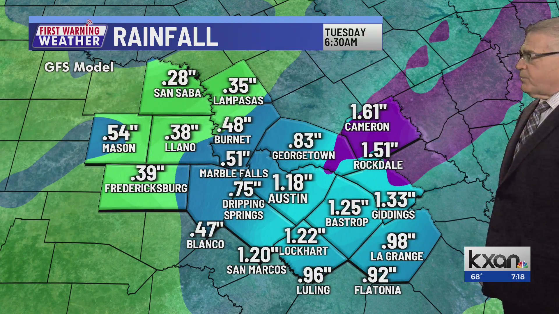 Saturday First Warning Weather with Rich Segal – KXAN Austin