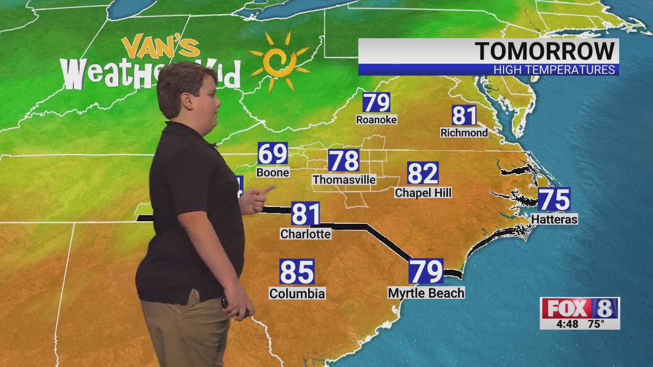 Van’s Weather Kid: Carson Hunt – FOX8 WGHP