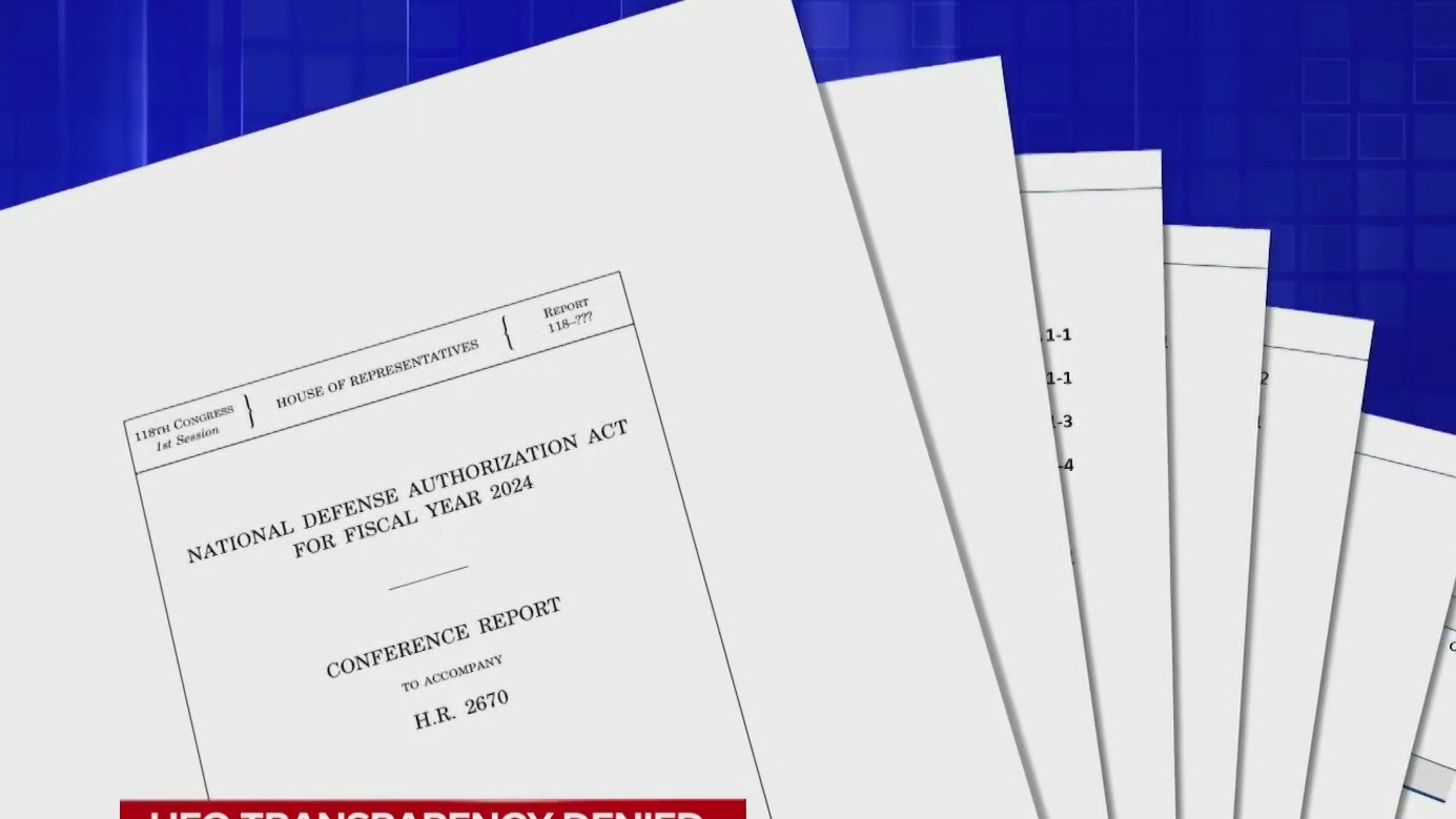 UFO panel, recovery rules cut from defense funding bill | Vargas ...