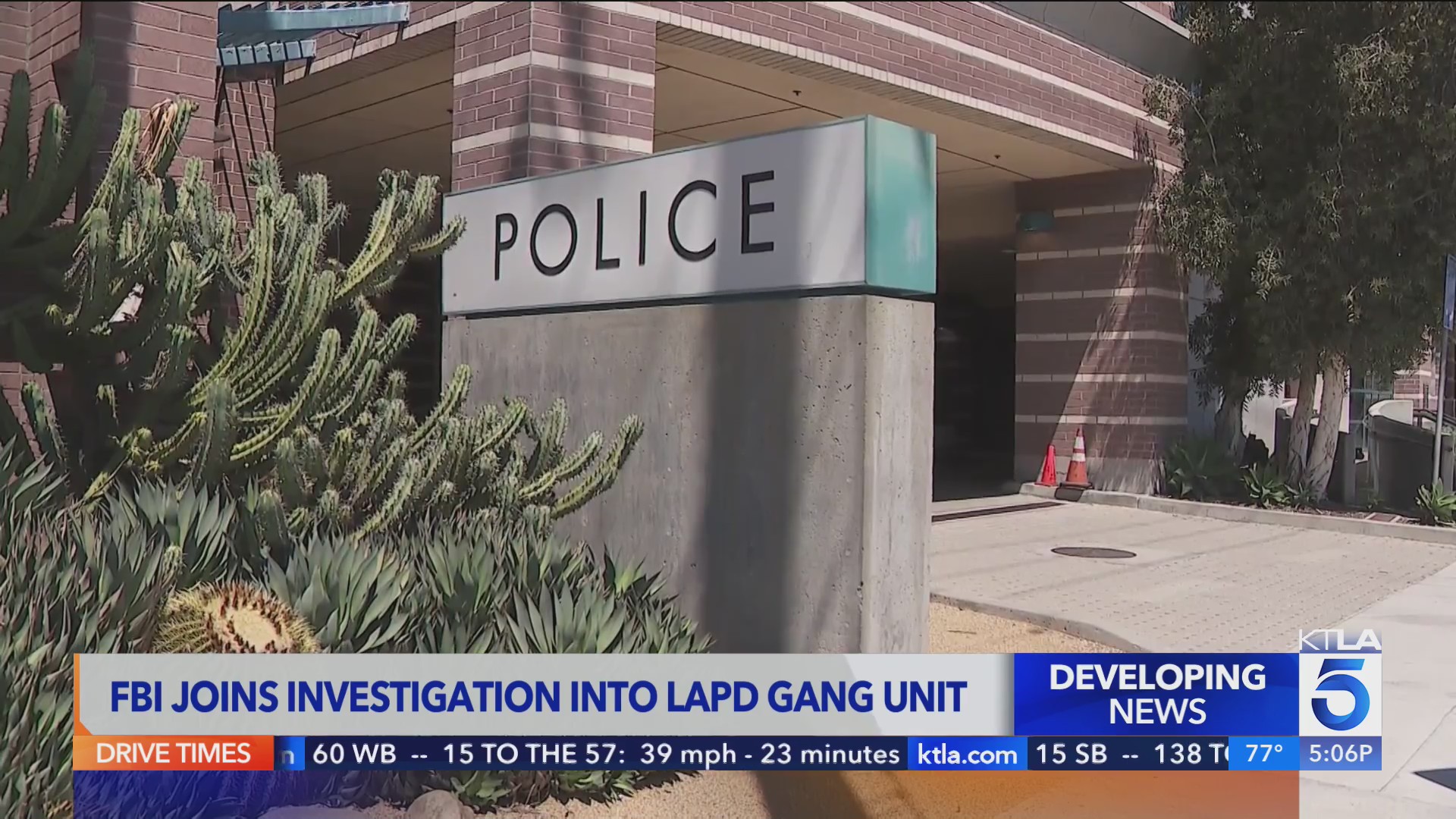 FBI joins investigation into LAPD gang unit – KTLA