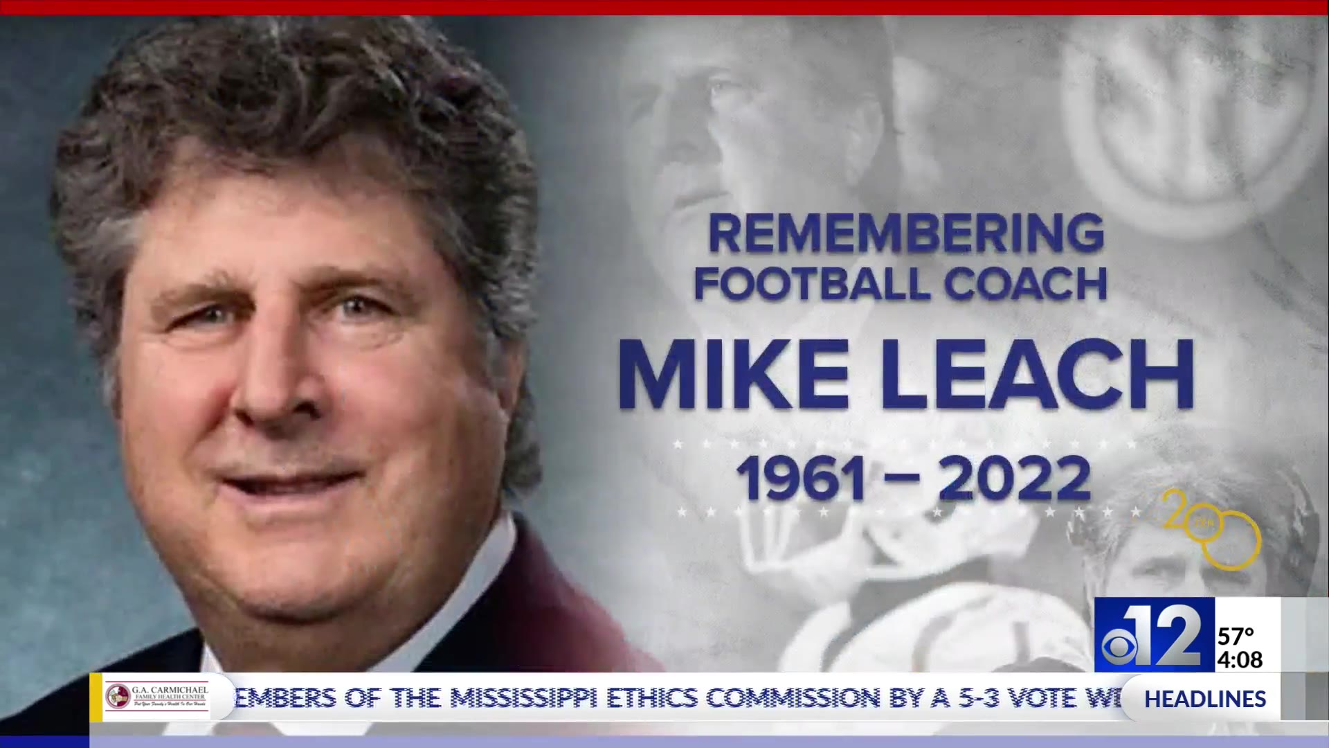 Public memorial for Mike Leach to be held at Humphrey Coliseum – WJTV