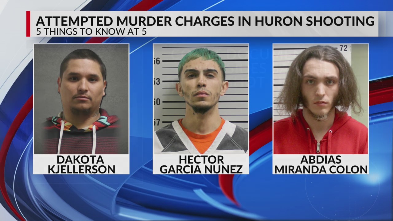 3 charged with attempted murder in Huron shooting investigation ...