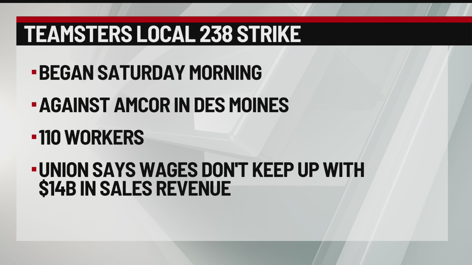 AMCOR employees continue strike after Teamsters reject contract – who13.com