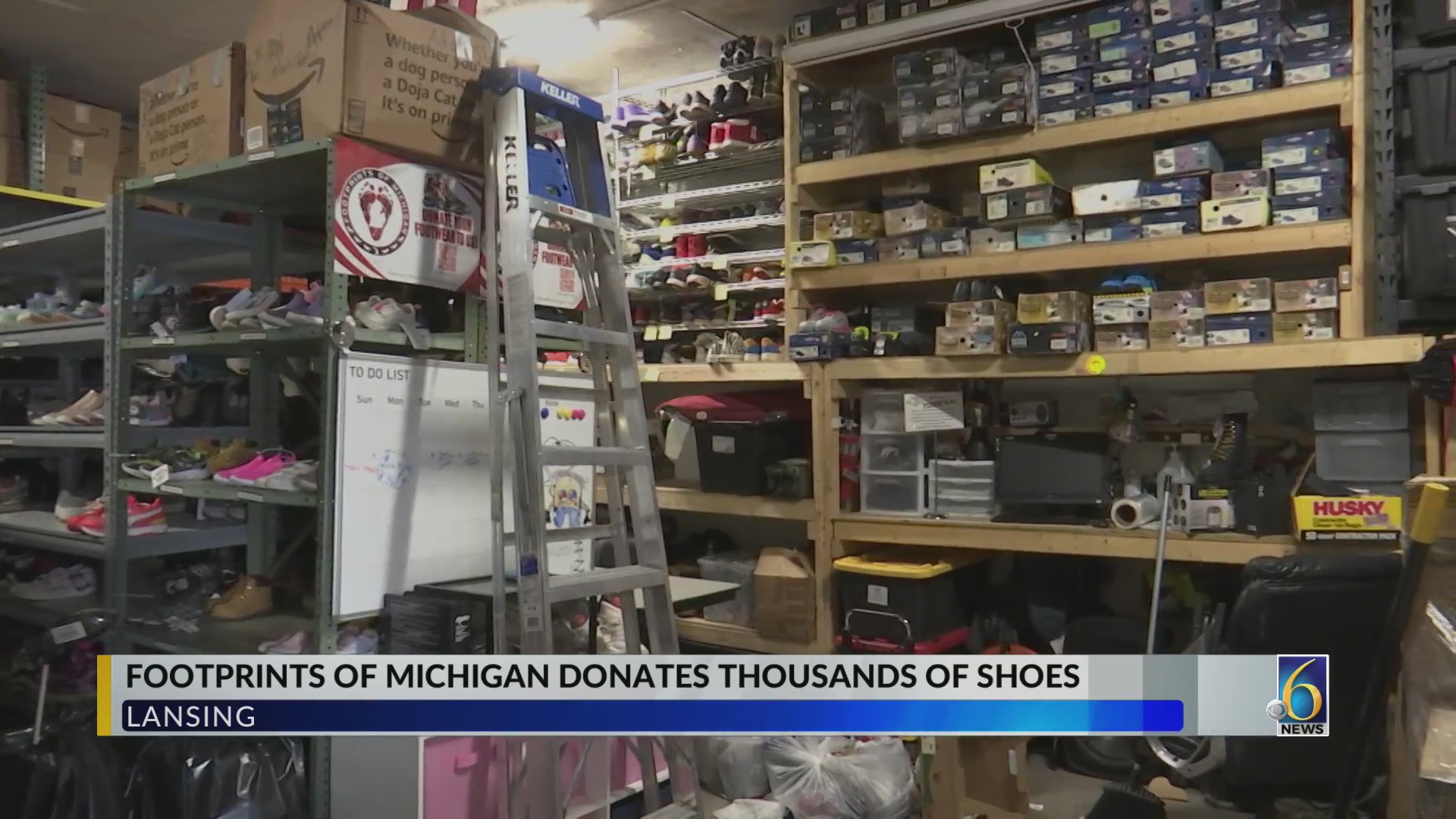 Footprints of Michigan donates thousands of shoes – WLNS 6 News