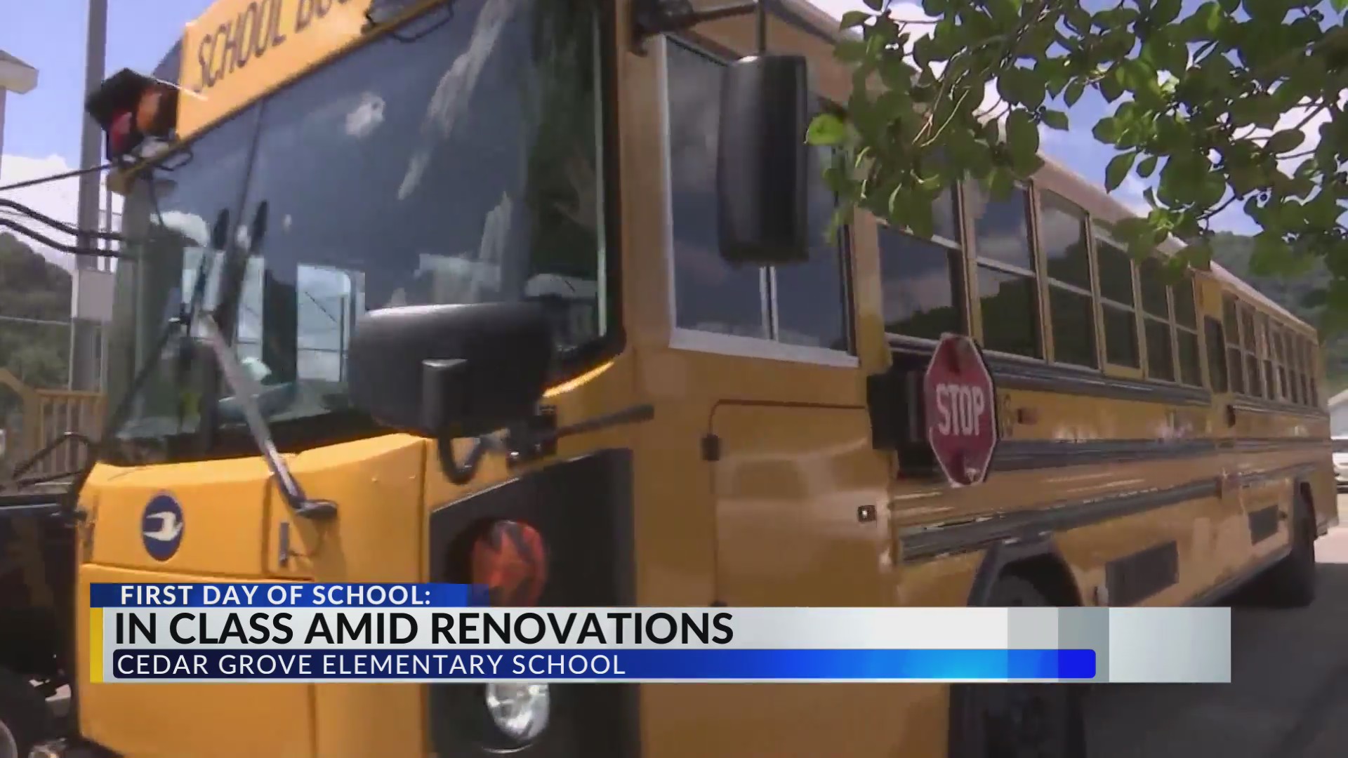 Cedar Grove Elementary School opens on time for first day as ...