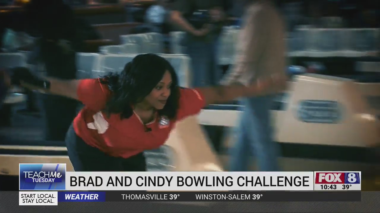 FOX8’s Brad and Cindy take on fellow anchor, bowling ace Natalie Wilson ...