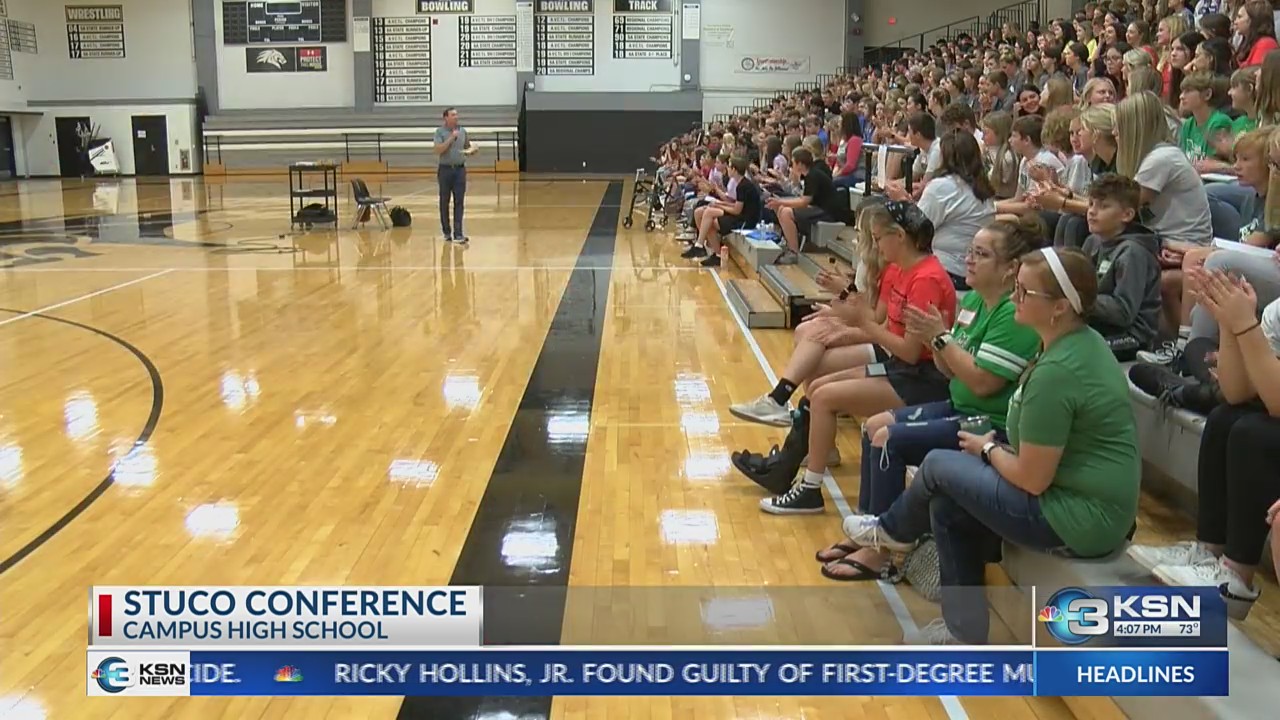 Student councils from high schools across Kansas visit Campus – KSN-TV