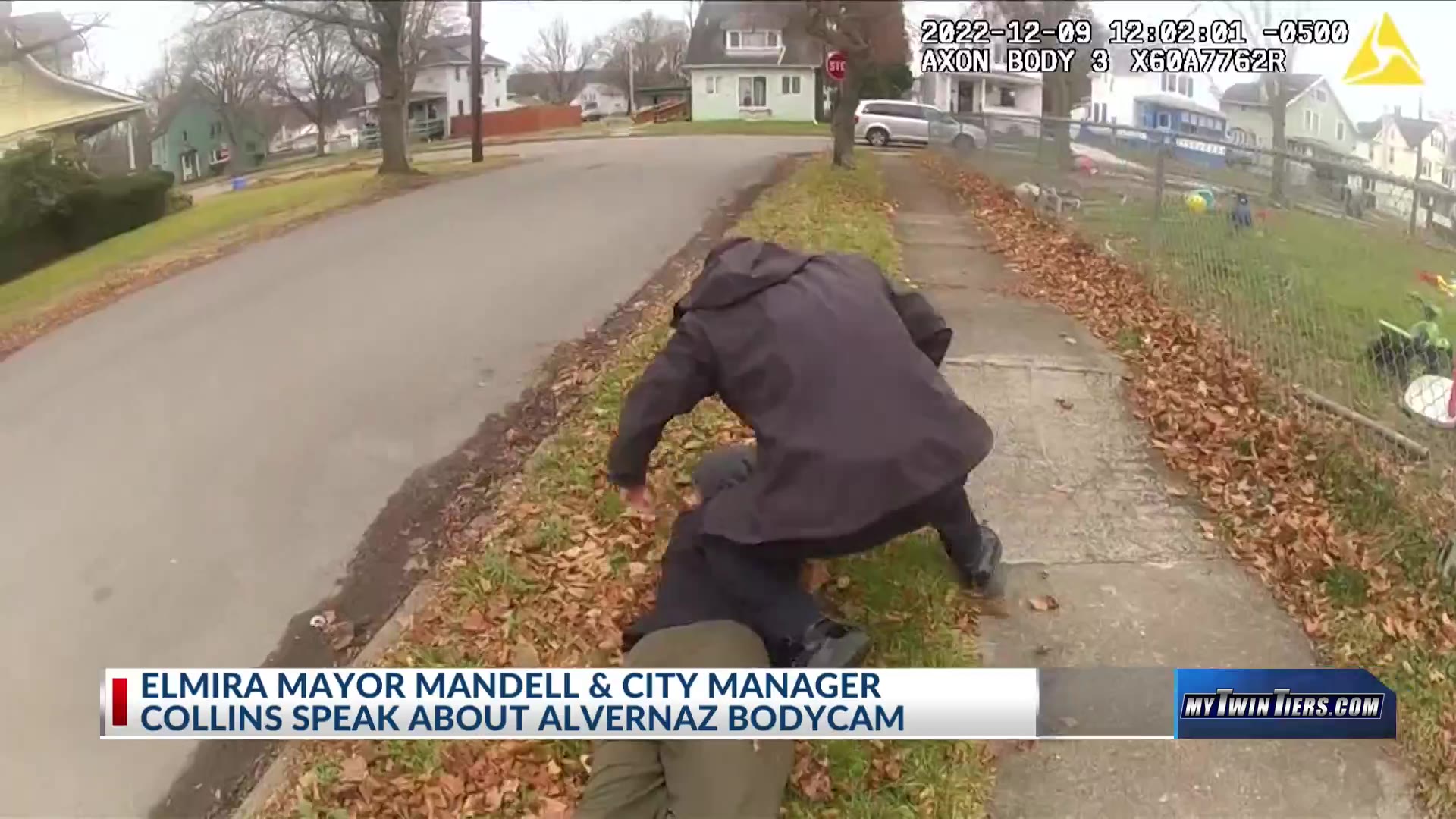 Elmira Mayor & City Manager comment on bodycam video of Alvernaz ...