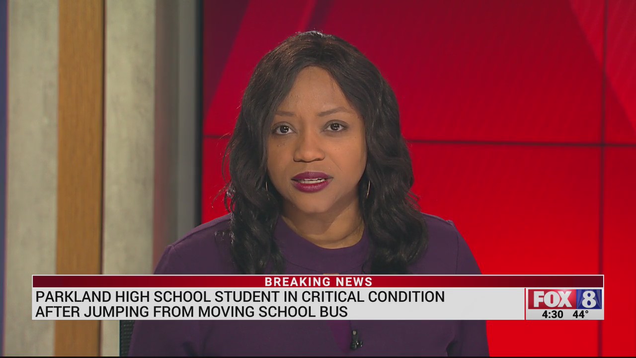Parkland High School student in critical condition after jumping out of ...
