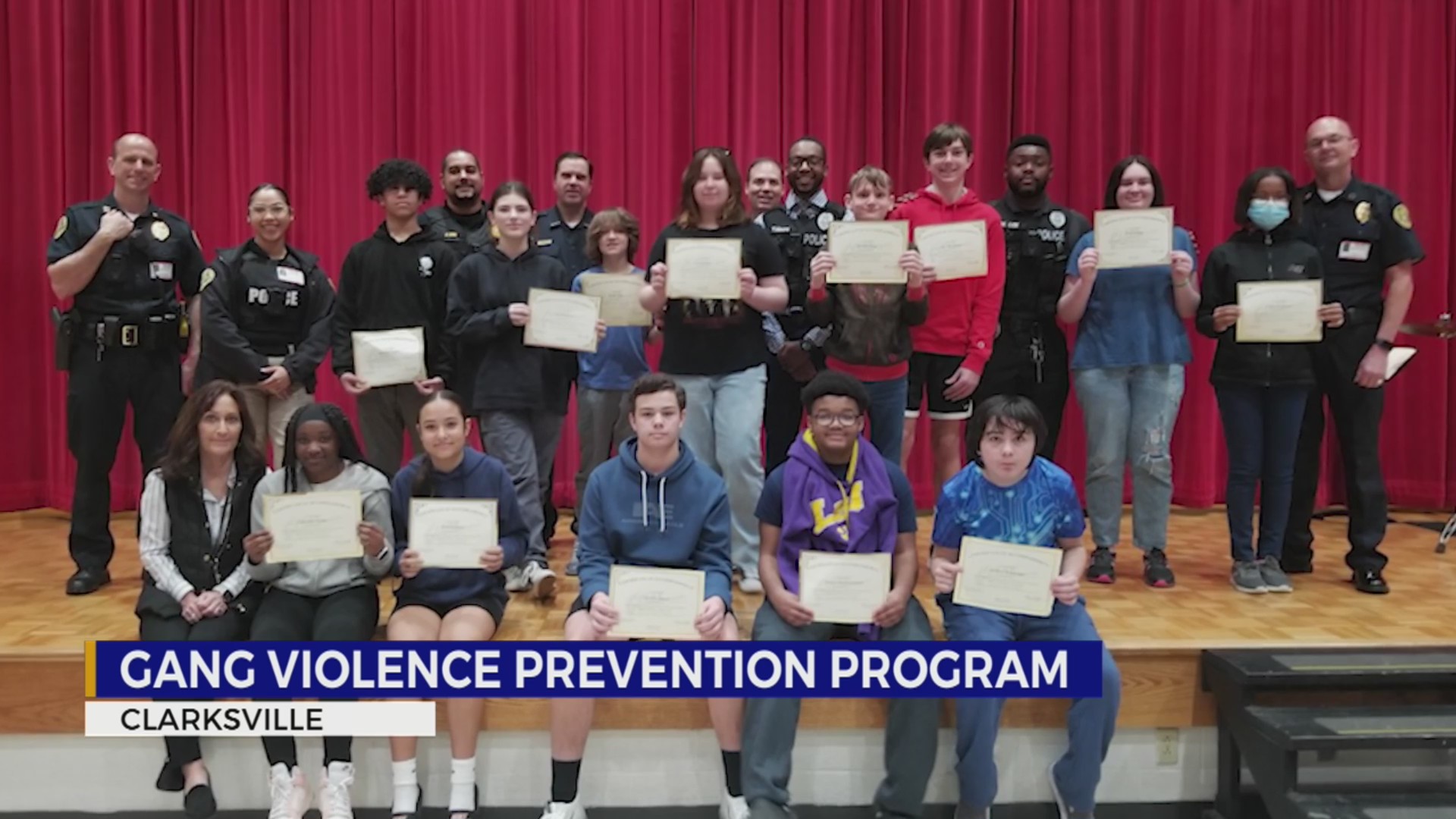 Graduation for gang violence prevention program held in Clarksville ...