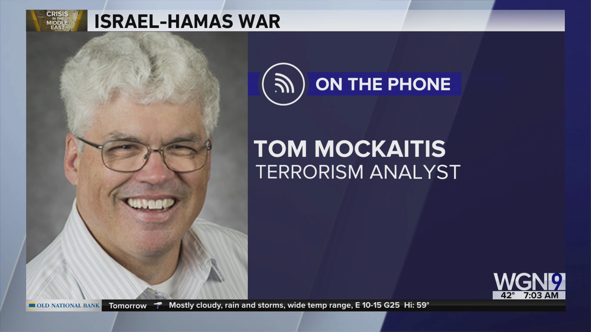 Terrorism Analyst Tom Mockaitis Discusses Israel-Hamas War – WGN-TV