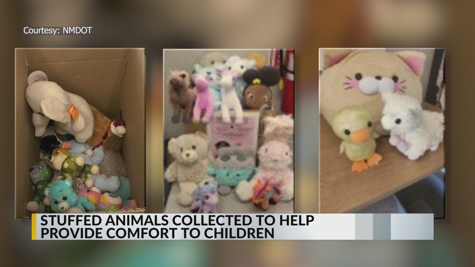 NMDOT, state police, Tax and Revenue hold stuffed animal drive – KRQE ...