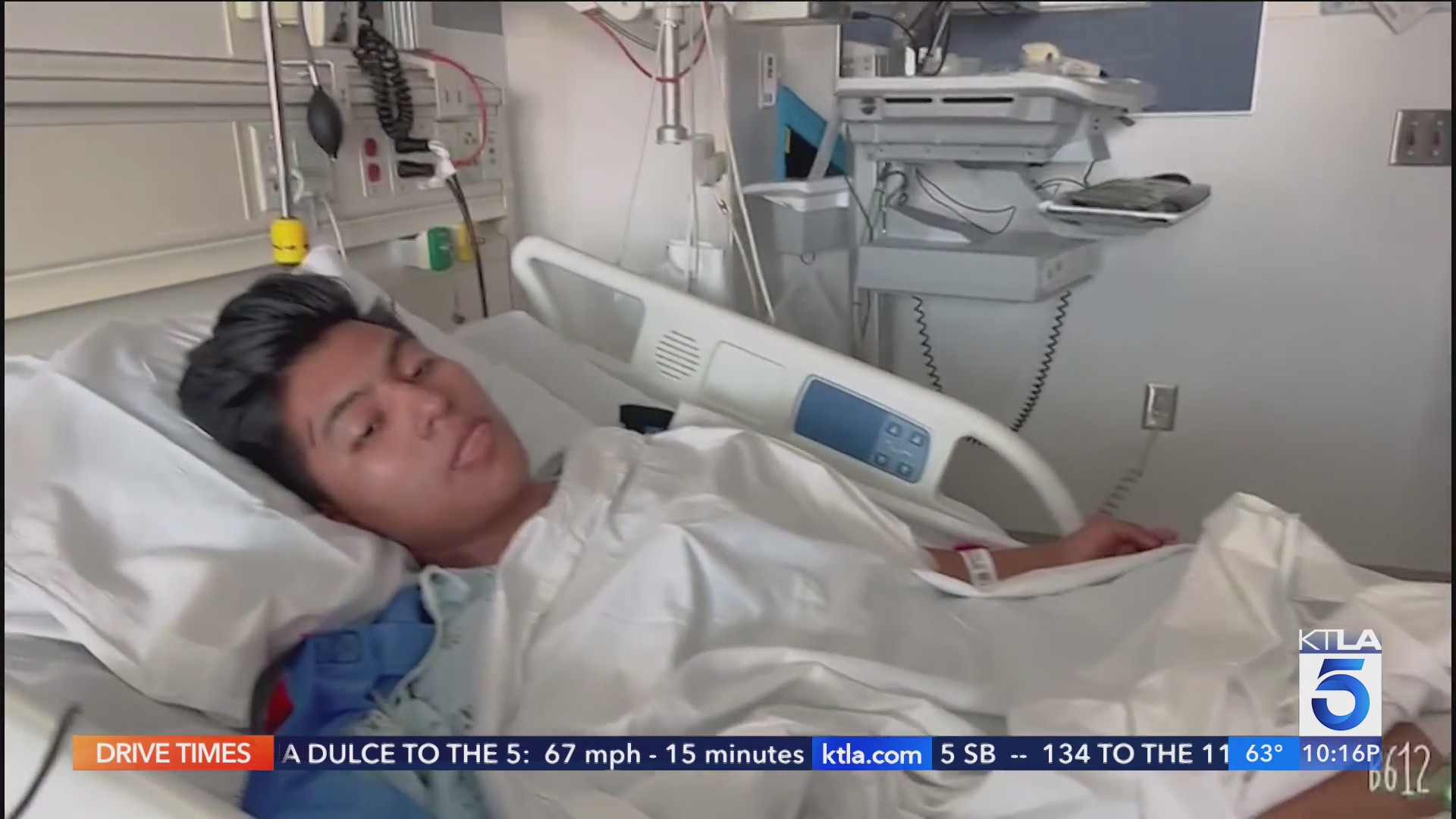 Santa Monic teen loses leg after DUI driver crashes into him – KTLA
