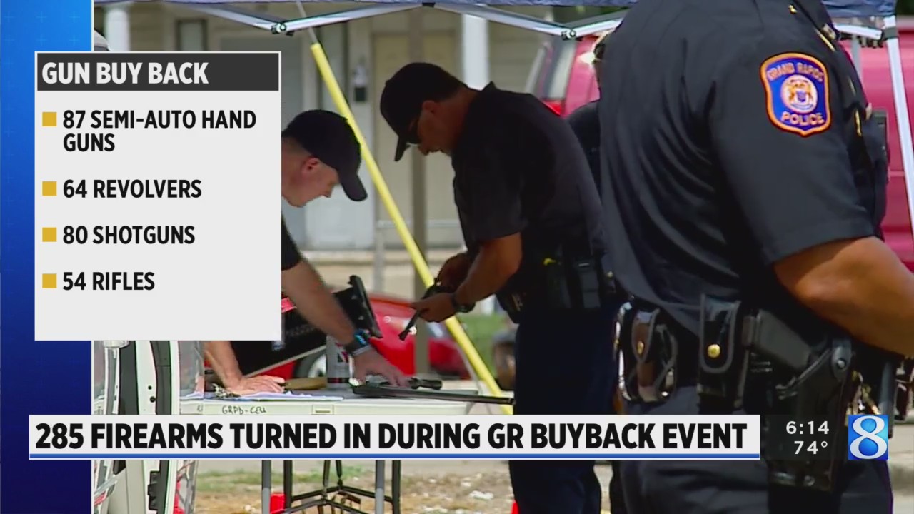 Nearly 300 firearms turned in during Grand Rapids buyback event ...