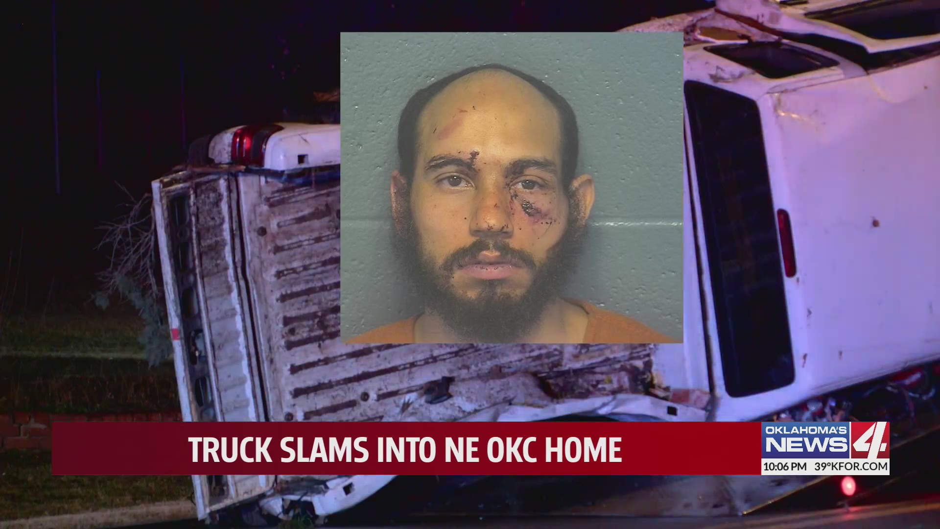 Truck slams into NE OKC home – KFOR.com Oklahoma City