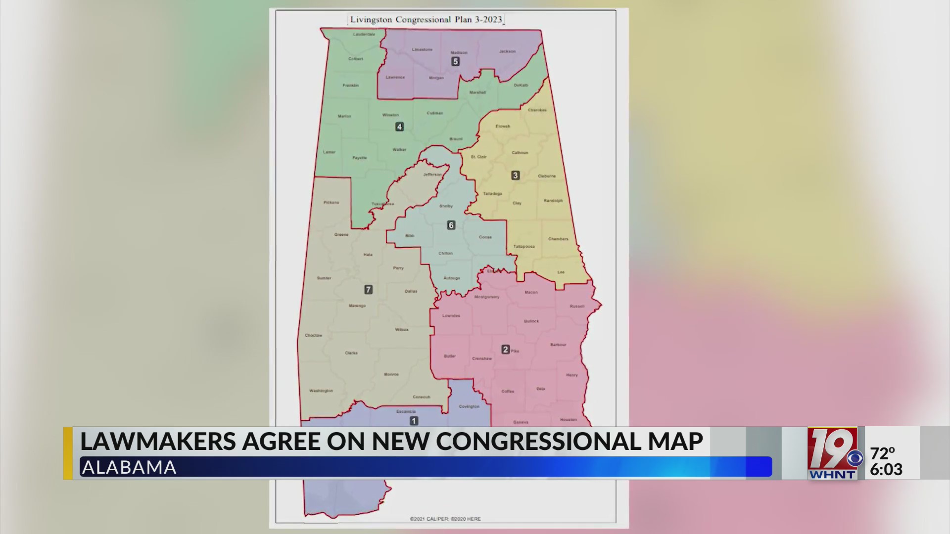 Alabama Legislature Approve Congressional Map | July 21, 2023 | News 19 ...
