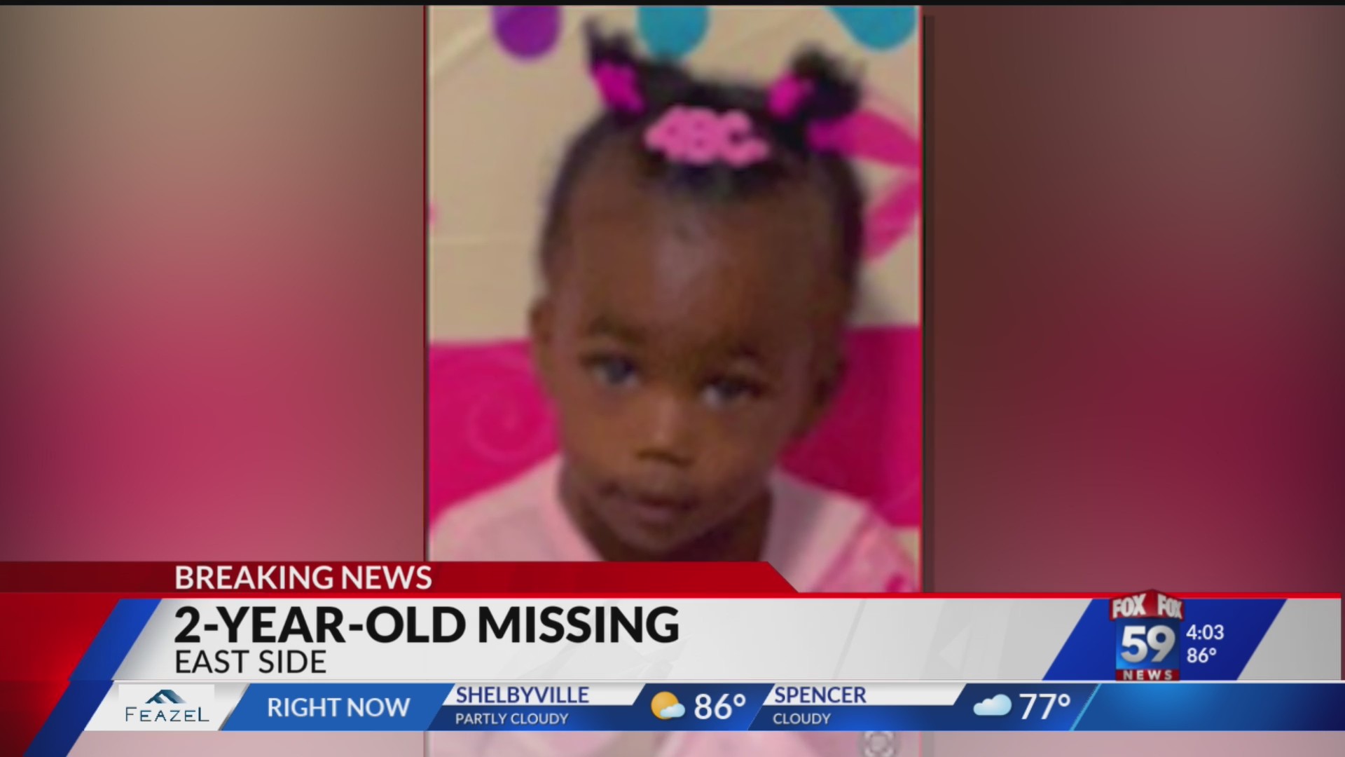 Indianapolis police searching for missing toddler Jailee Latson – Fox 59