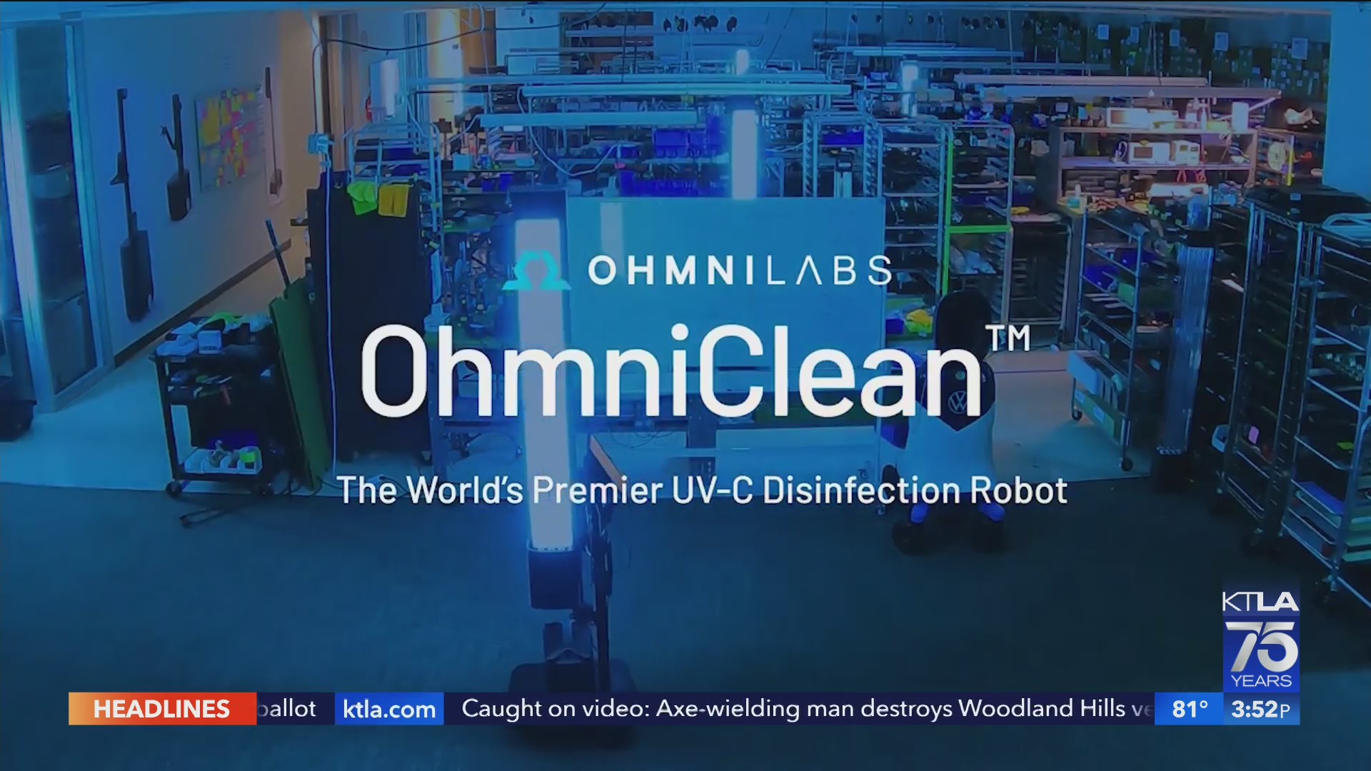 Clean Sweep Group, Inc. UV-C Robotic Disinfection – KTLA