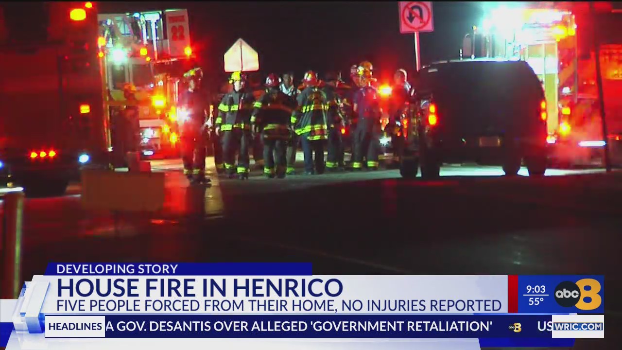 Early morning Parham Road house fire forces family of five from their ...