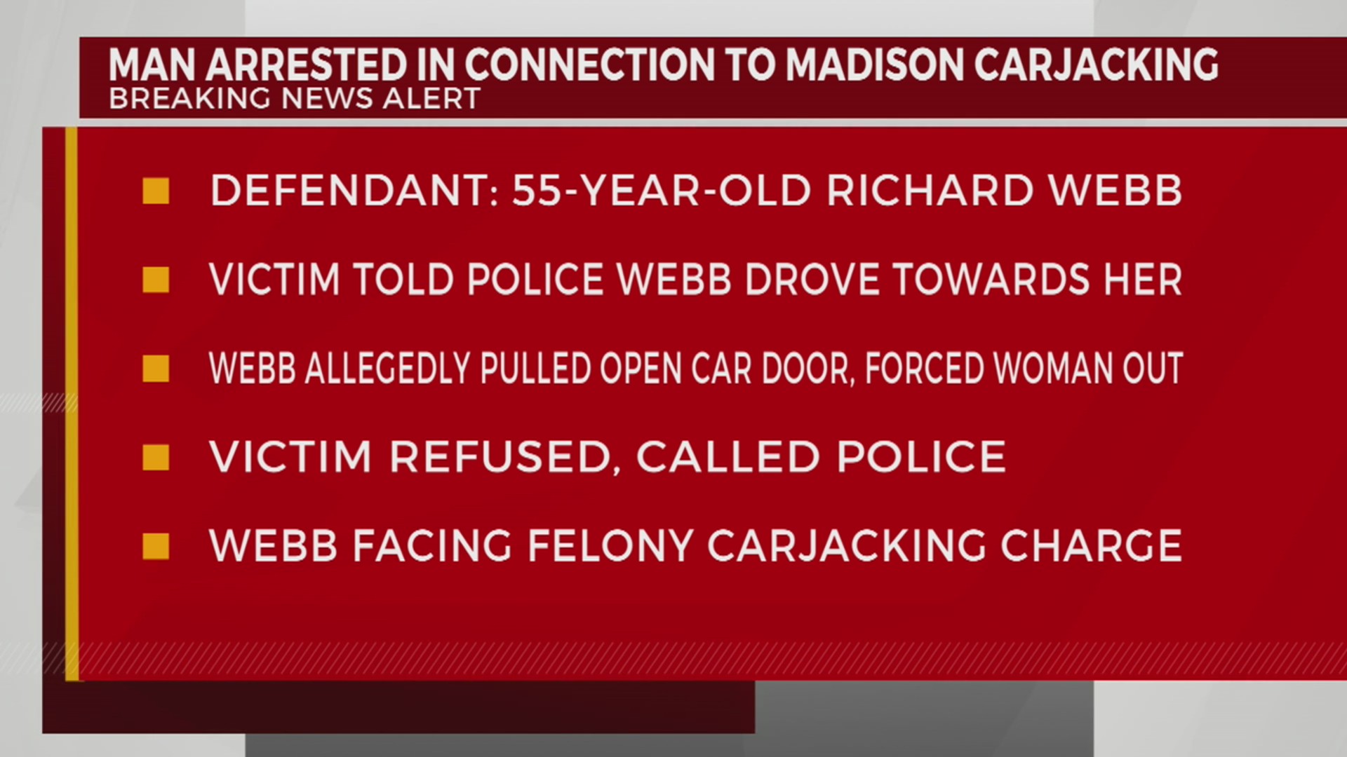 Man charged with carjacking woman in Madison – WKRN News 2