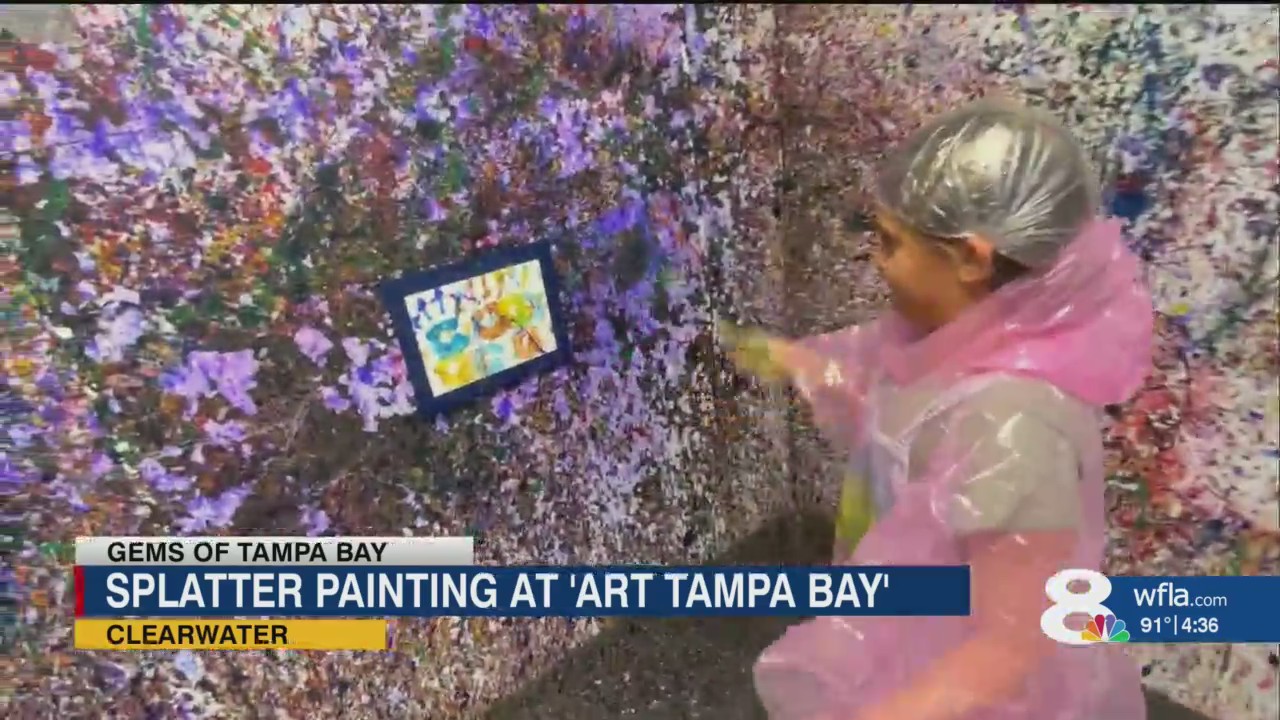 Visit the splatter paint room at this gem in Tampa Bay – WFLA