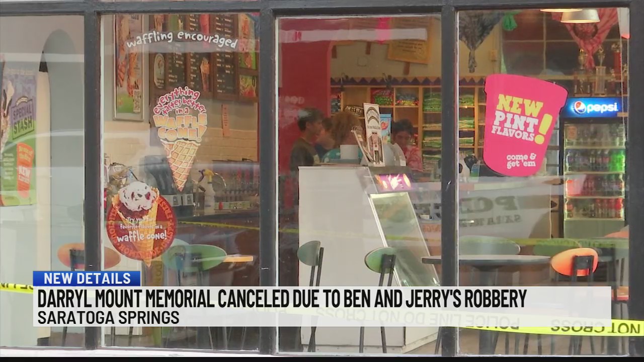 Darryl Mount memorial canceled due to Ben and Jerry’s robbery – NEWS10 ABC