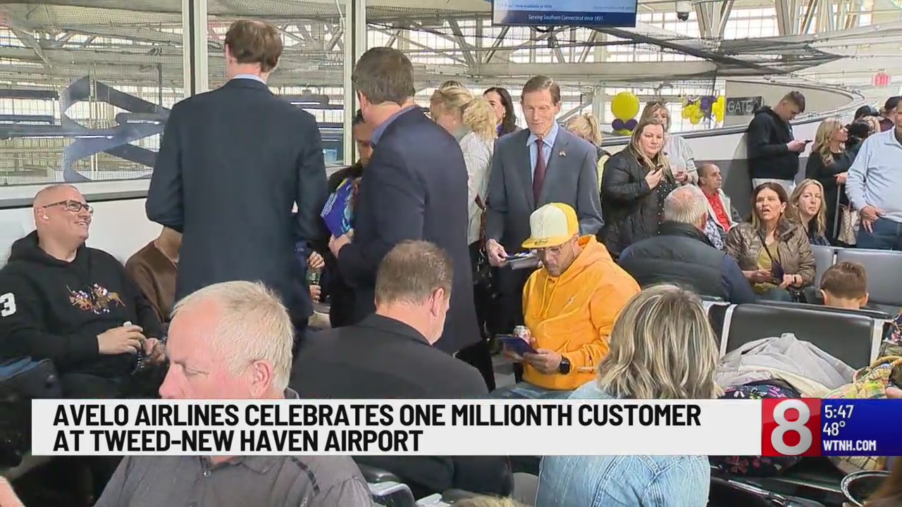 Avelo celebrates one millionth customer at Tweed – WTNH.com