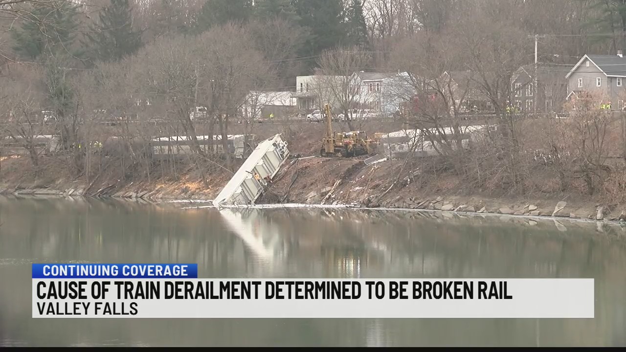 Cause of Valley Falls train derailment determined to be broken rail ...
