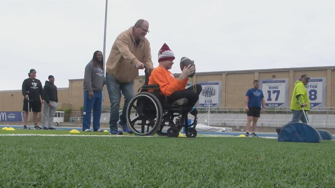 EIU invites people with disabilities onto football field for special ...