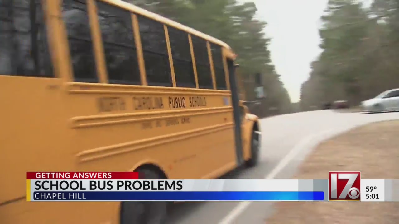 CHCCS school bus driver problems – CBS17.com