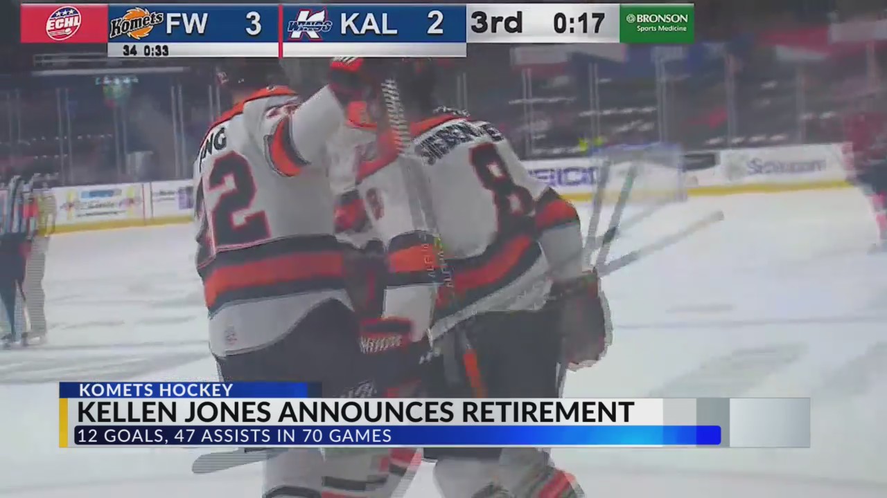 Komets forward Kellen Jones announces retirement – WANE 15