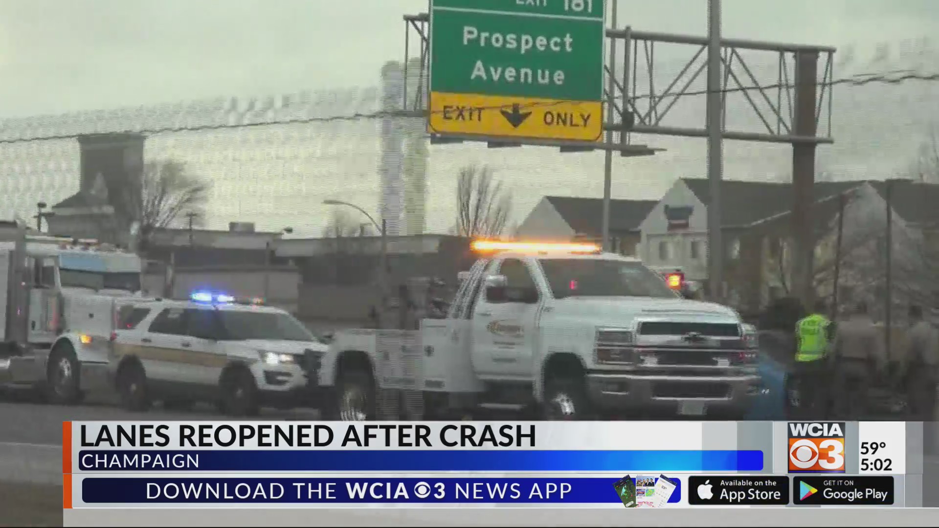UPDATE: One person hurt in Champaign I-74 crash, State Police confirm – WCIA.com