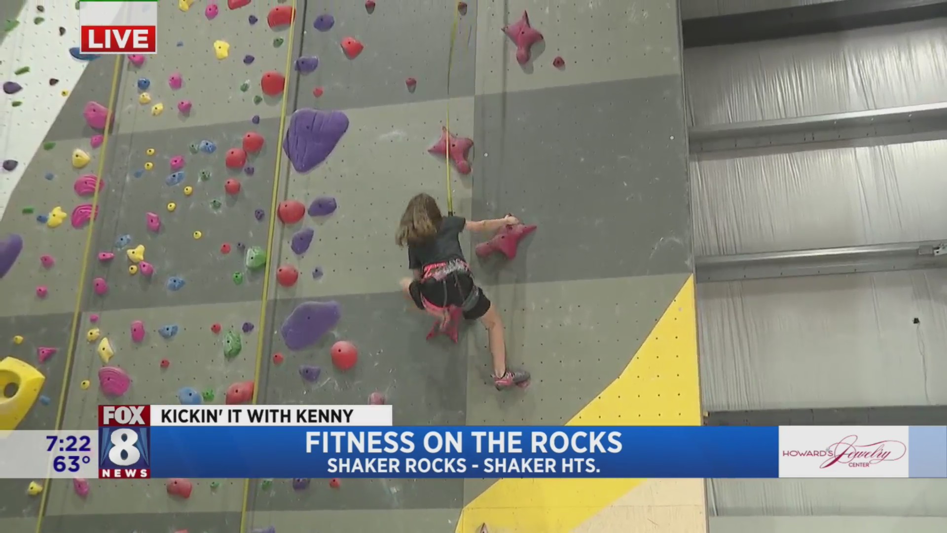 Kenny’s climbing to new heights at Shaker Rocks – Fox 8 Cleveland WJW