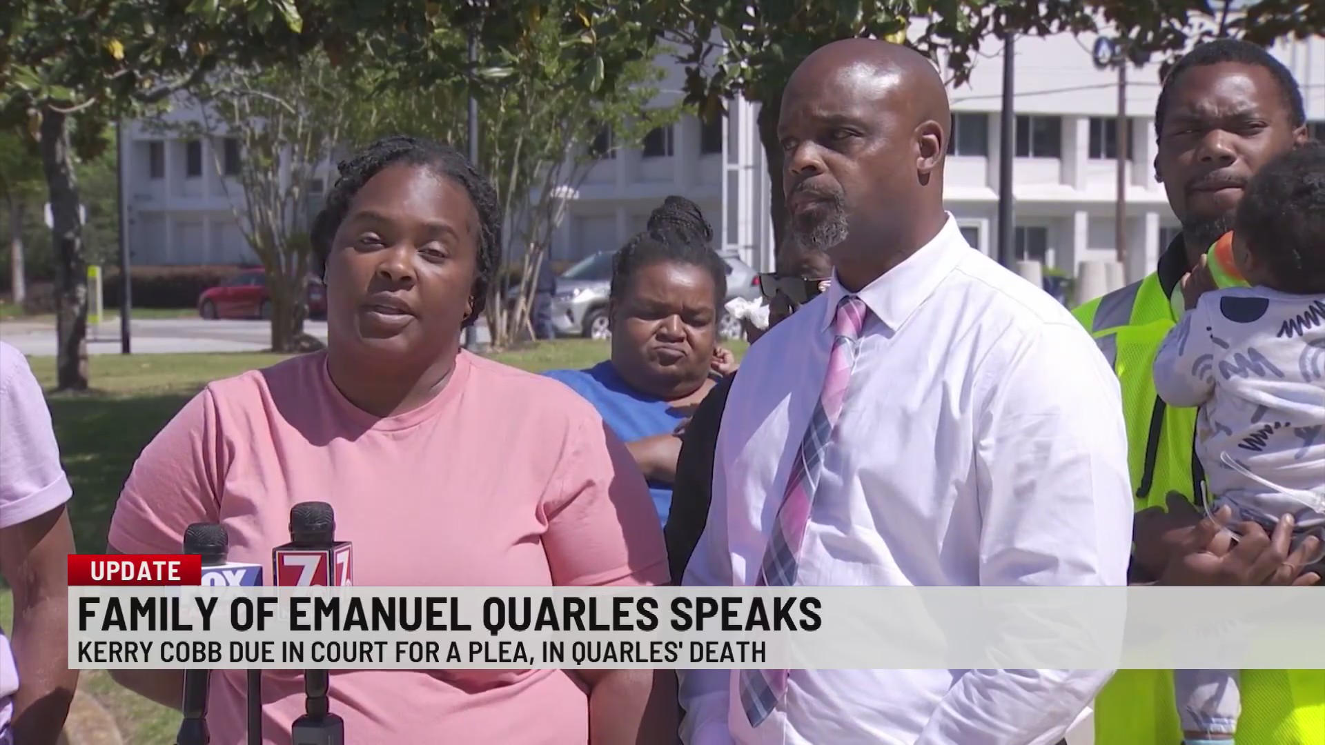 Family of Emmanuel Quarles speaks in Greenwood – WSPA 7NEWS