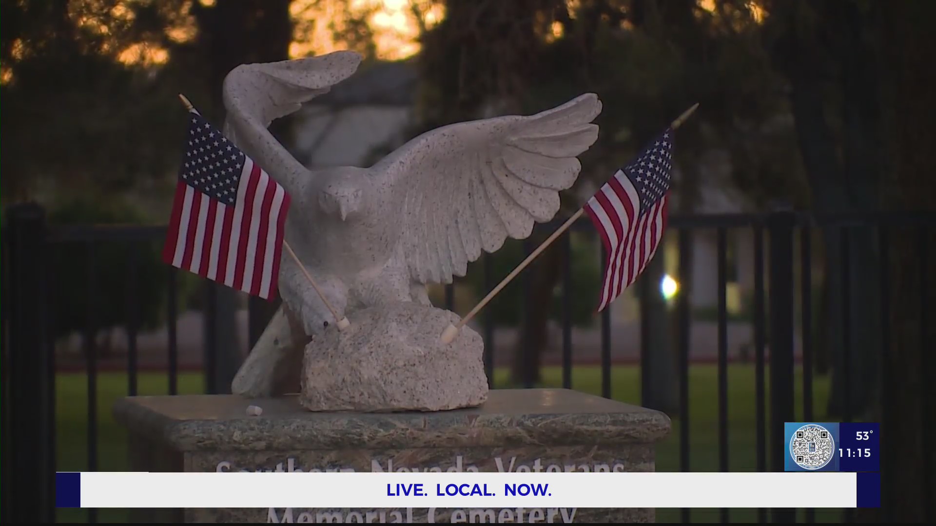 Woman searches for missing flags at Southern Nevada Veterans Memorial ...