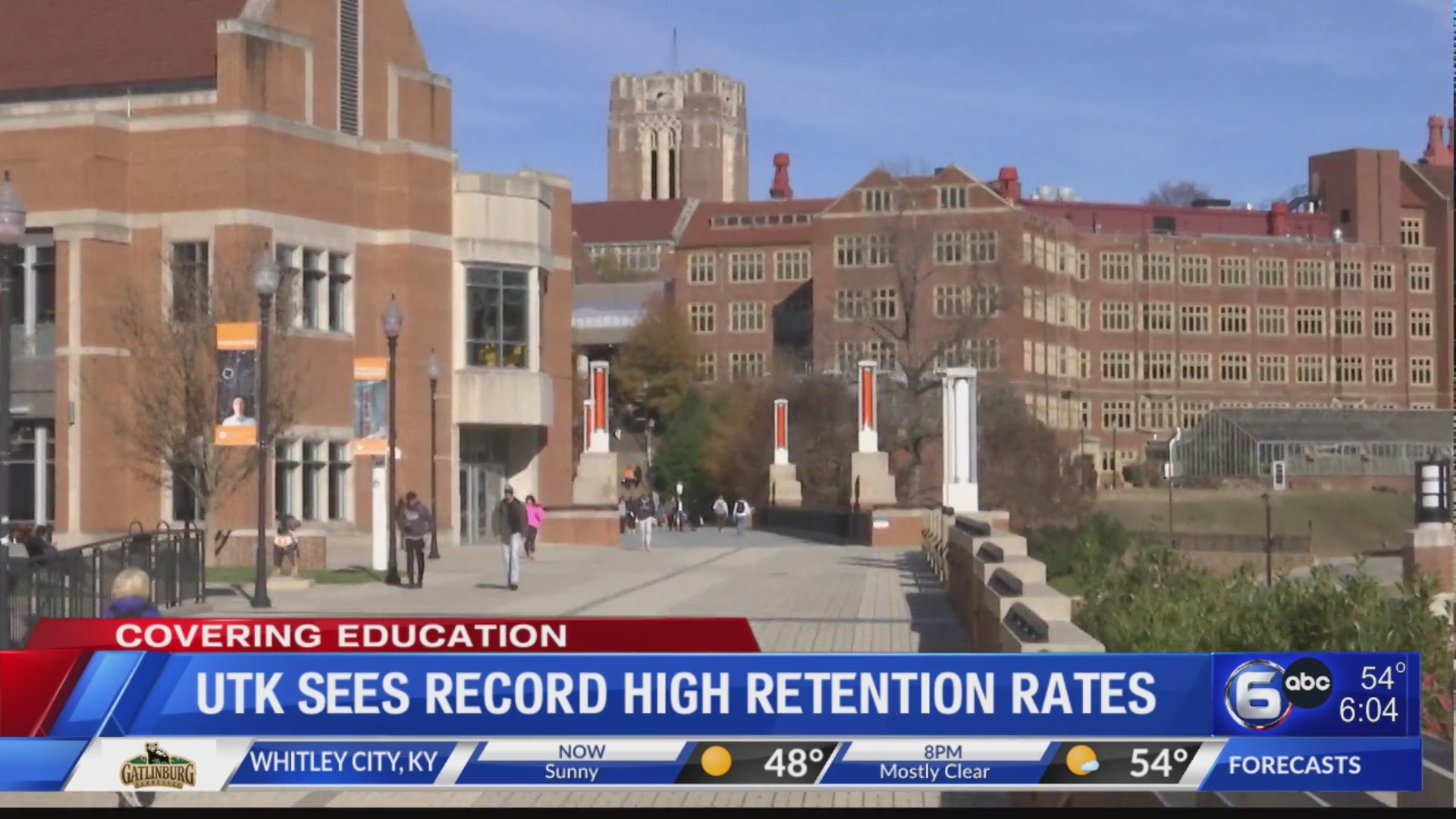 UTK sees record high retention rates – WATE 6 On Your Side